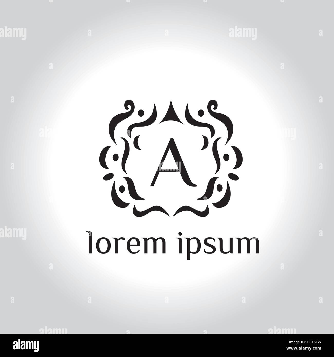 A letter business vector logo design. Initial letter brand identity ...