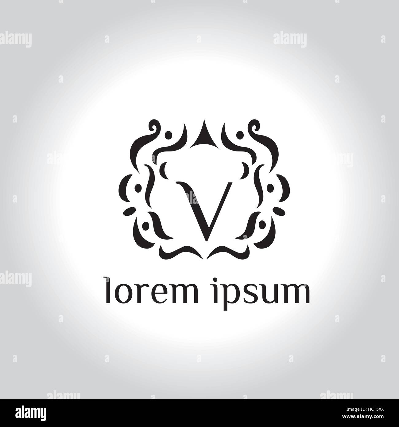 V letter business vector logo design. Initial letter brand identity ...