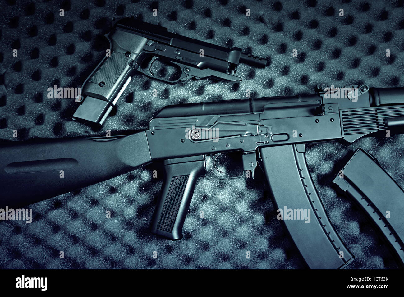 Weapons of war, defense weapons detail, death and destruction Stock ...