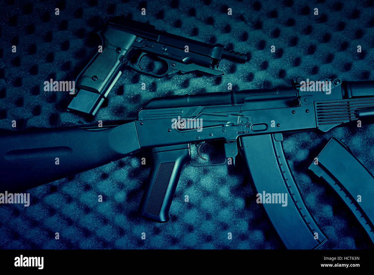 Weapons of war, defense weapons detail, death and destruction Stock ...