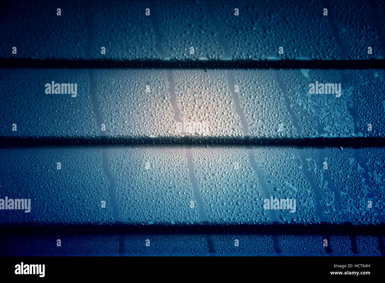 Wet, wet metal surface detail, outdoor textured background Stock Photo ...