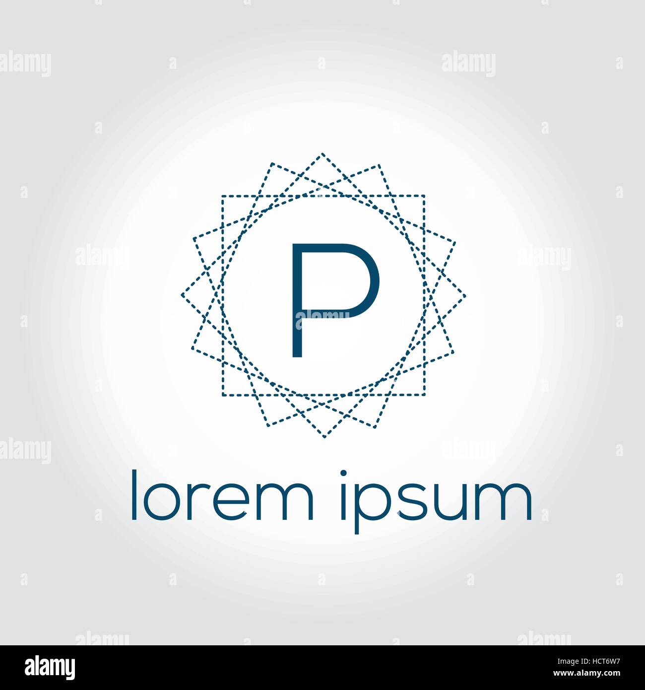 P letter business vector logo design. Initial letter brand identity ...