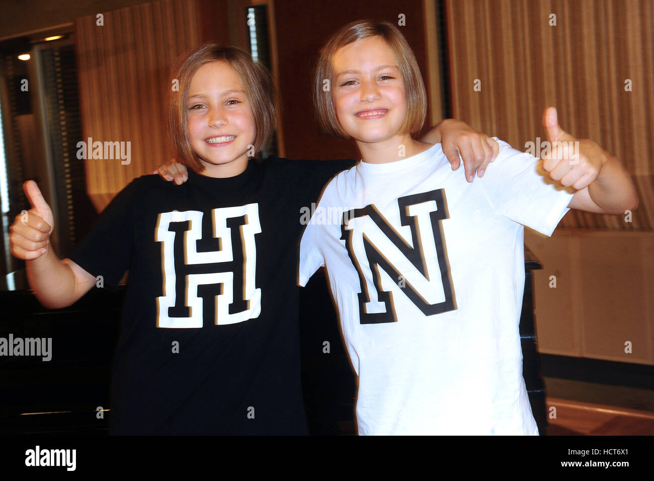 On the set of 'Hanni und Nanni'. Featuring: Laila Meinecke (Hanni ...