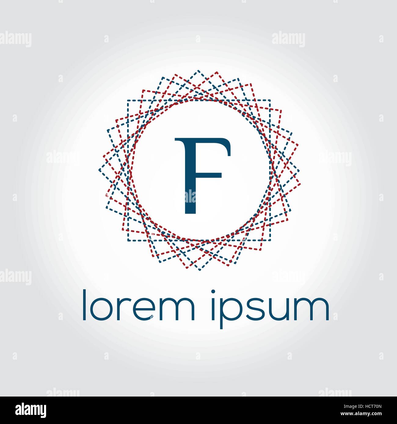 F letter business vector logo design. Initial letter brand identity ...