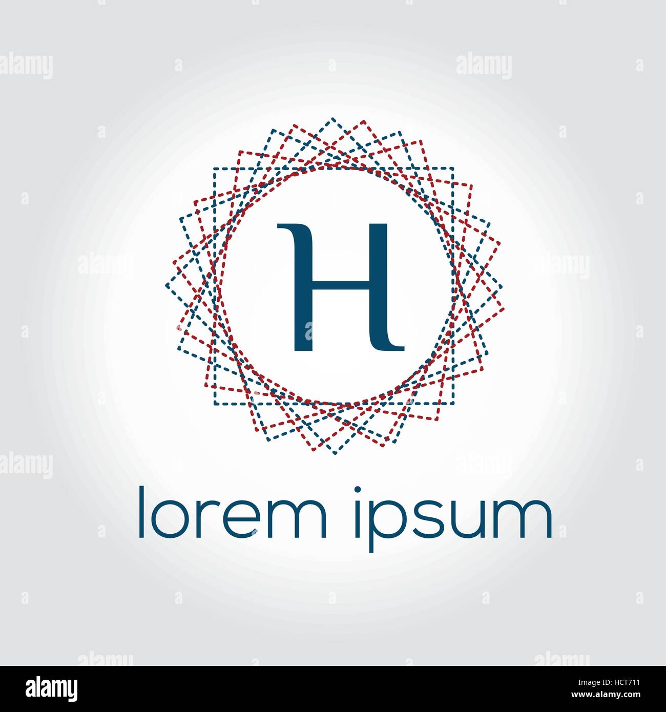 H letter business vector logo design. Initial letter brand identity ...