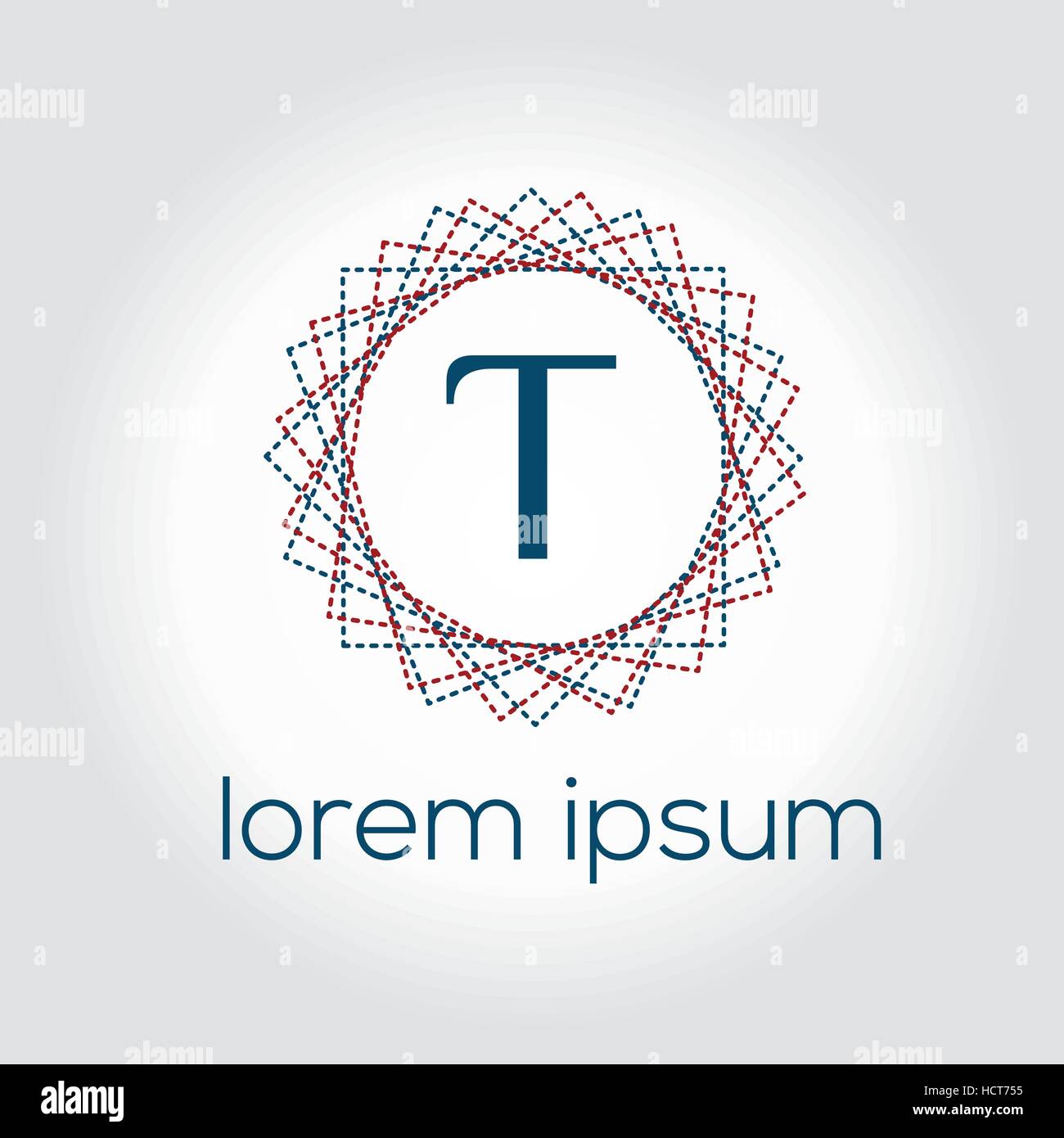 T letter business vector logo design. Initial letter brand identity ...