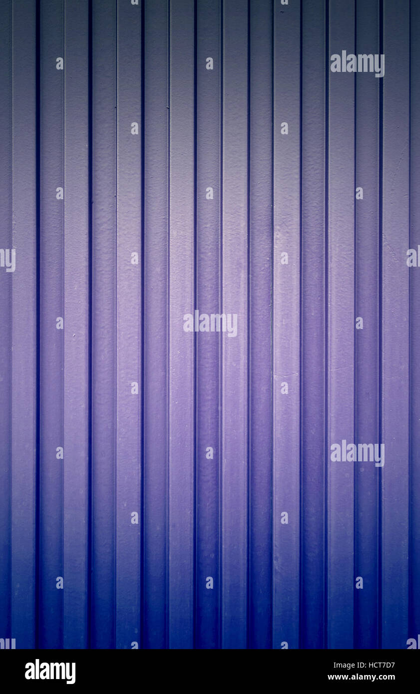 Blue wall background, detail of outer metal wall in the city, textured ...