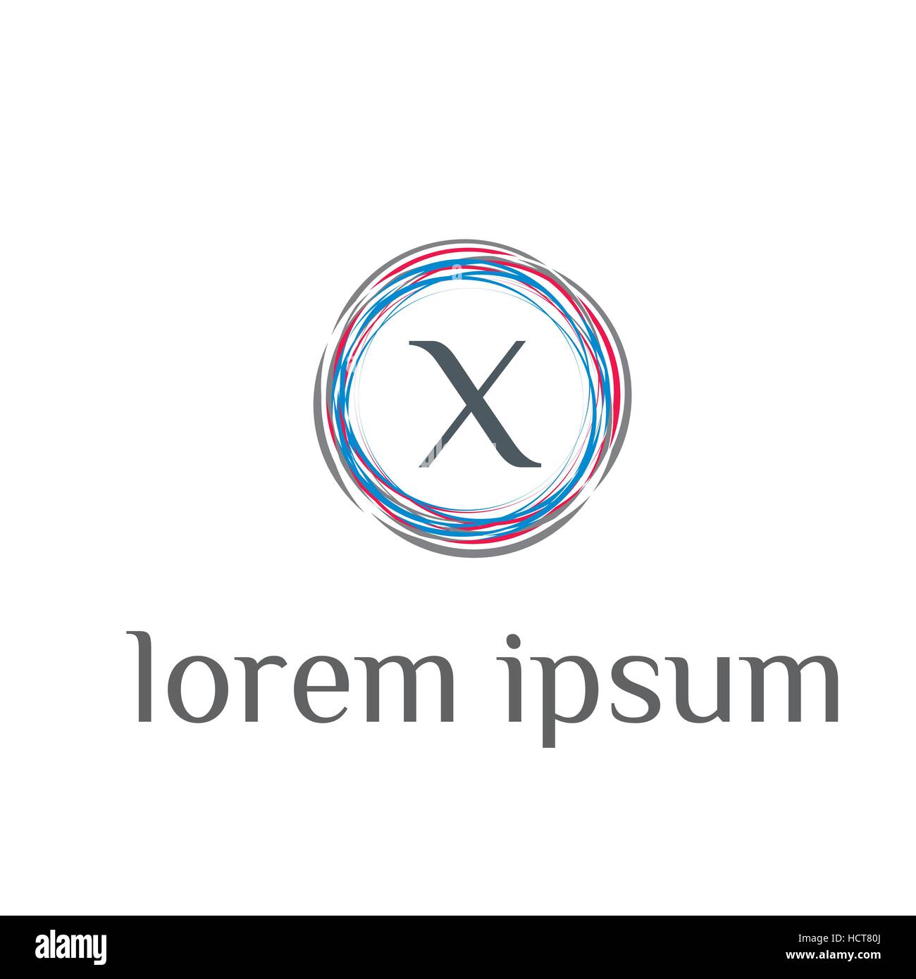 X letter business vector logo design. Initial letter brand identity ...