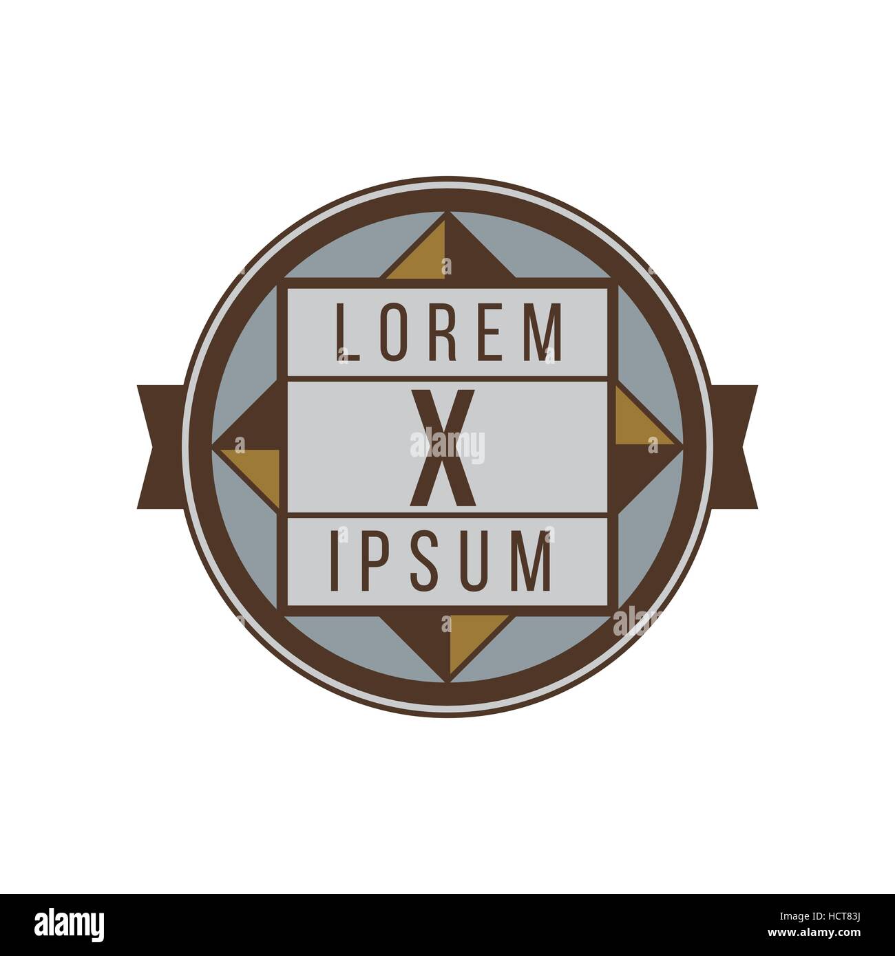 X letter business vector logo design. Initial letter brand identity ...