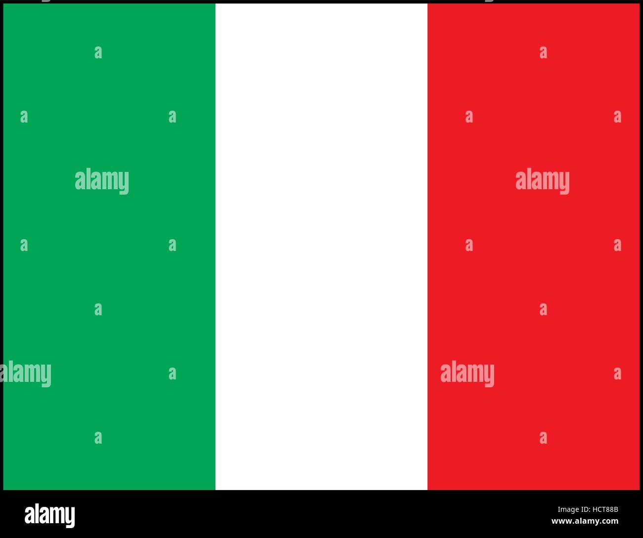Italian flag in correct proportions and colors Stock Vector Image & Art ...