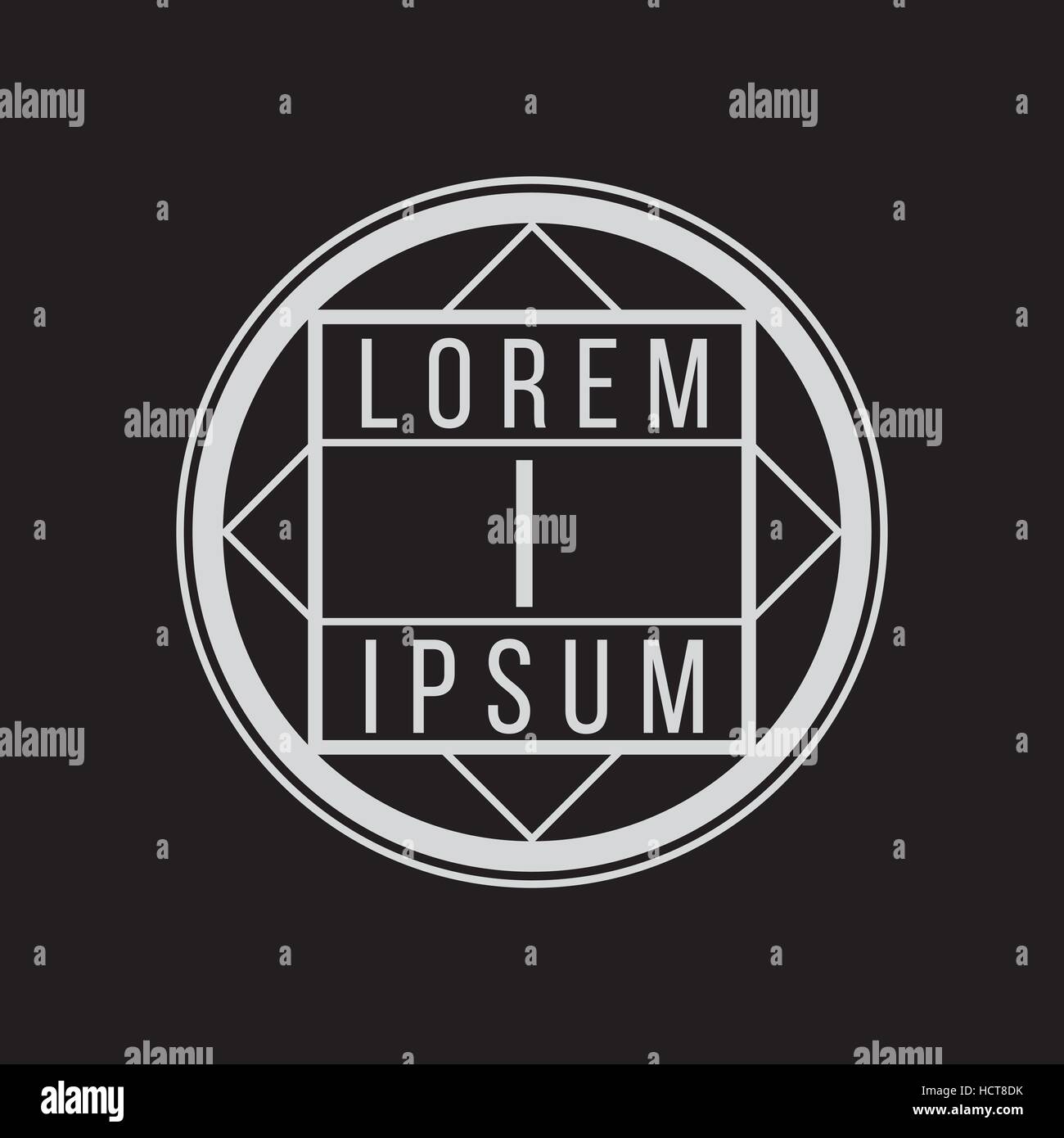 i letter business vector logo design. Initial letter brand identity ...