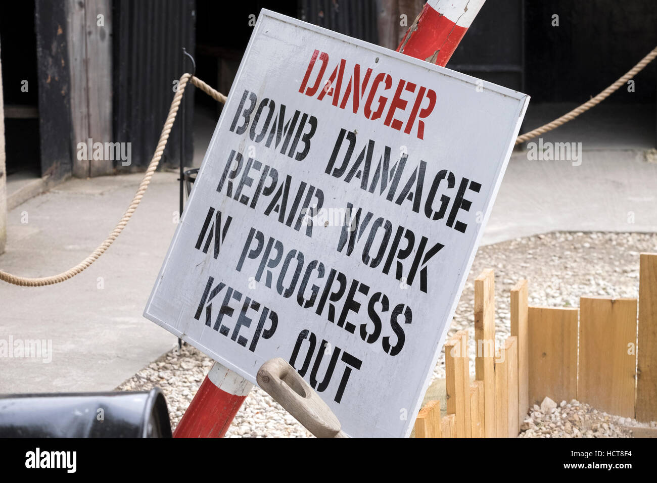 Danger bomb sign sign Stock Photo - Alamy