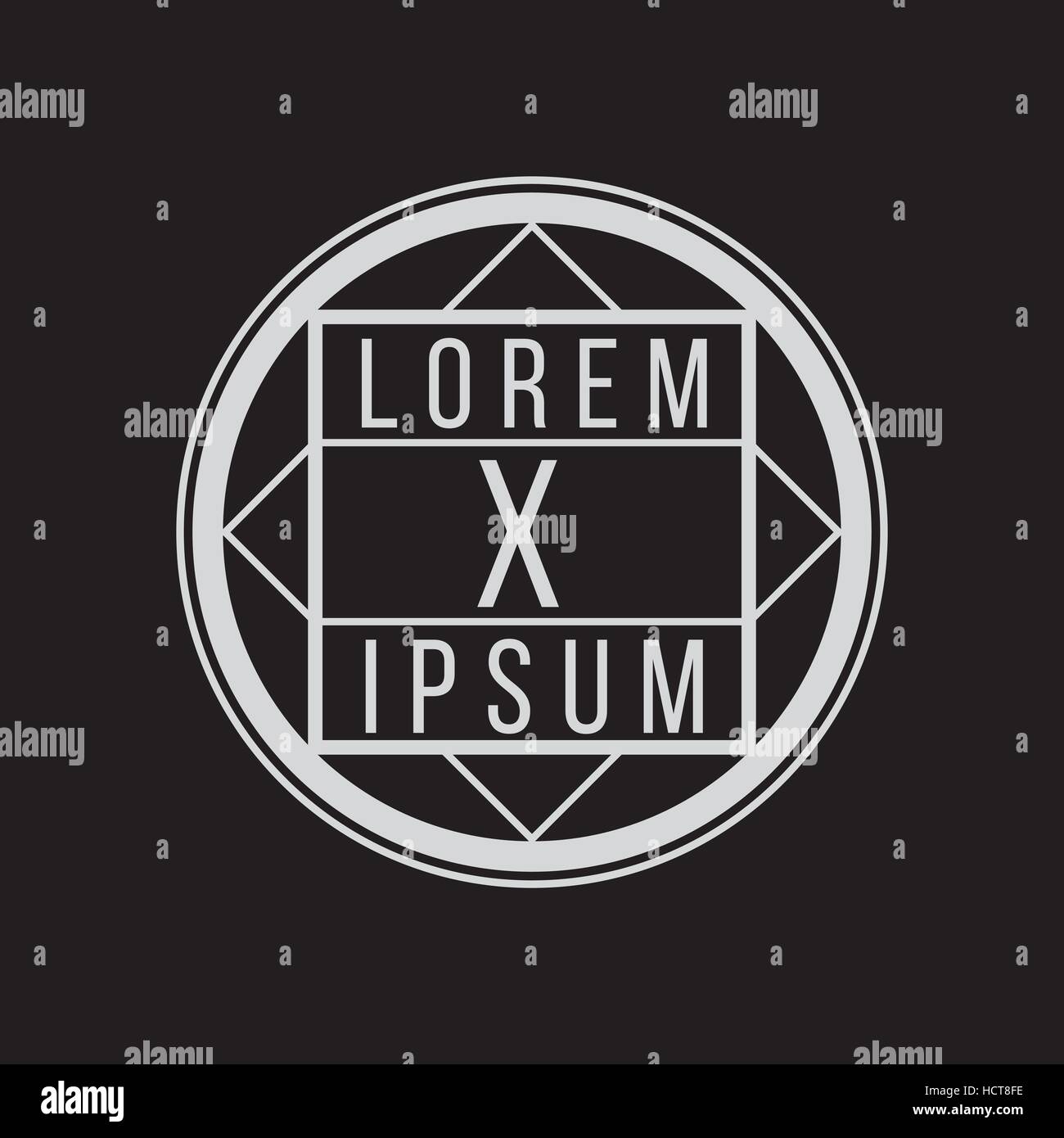 X letter business vector logo design. Initial letter brand identity ...