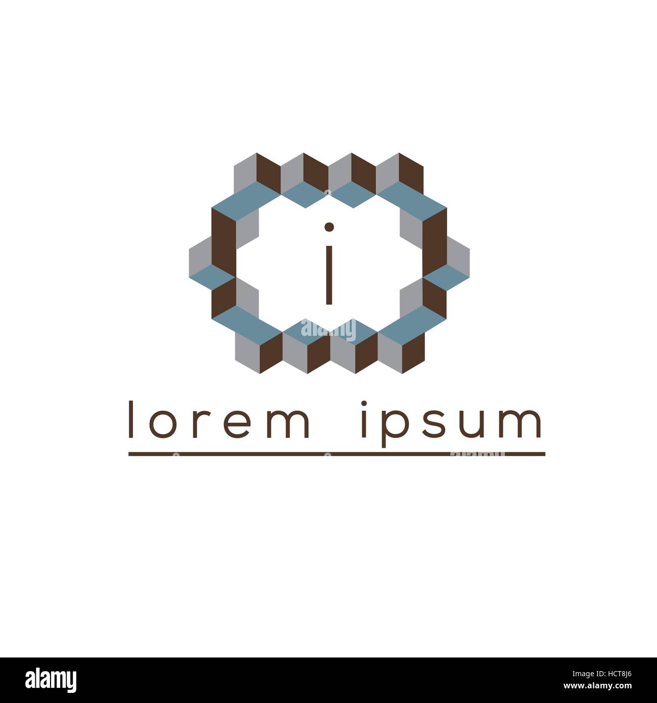 i letter vector logo design template. Luxury monogram for hotel ...