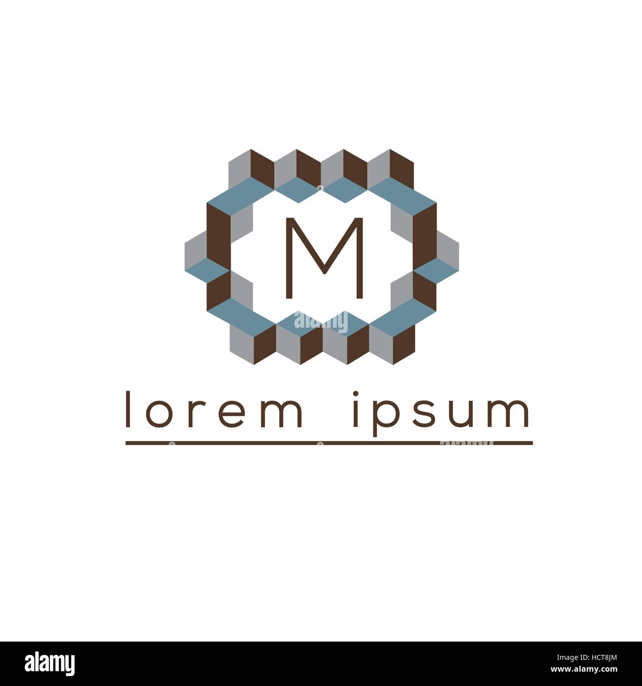 M letter vector logo design template. Luxury monogram for hotel ...