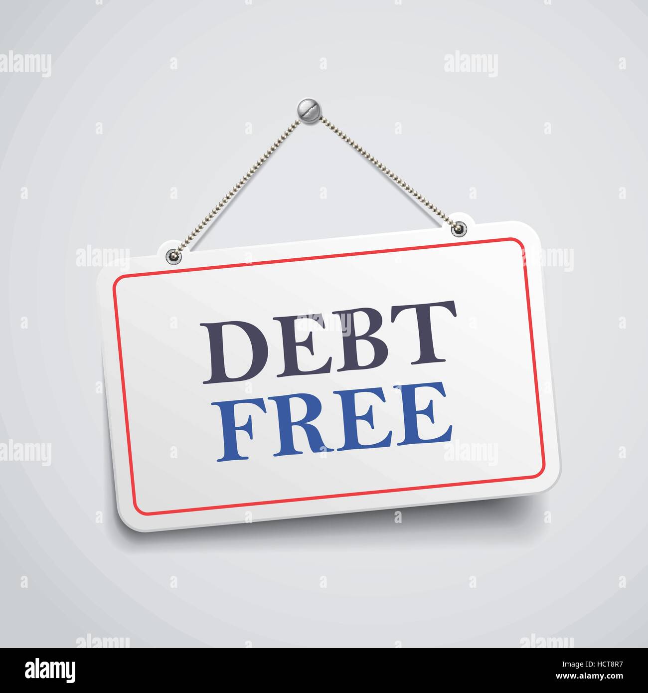 Debt free Stock Vector Images - Alamy