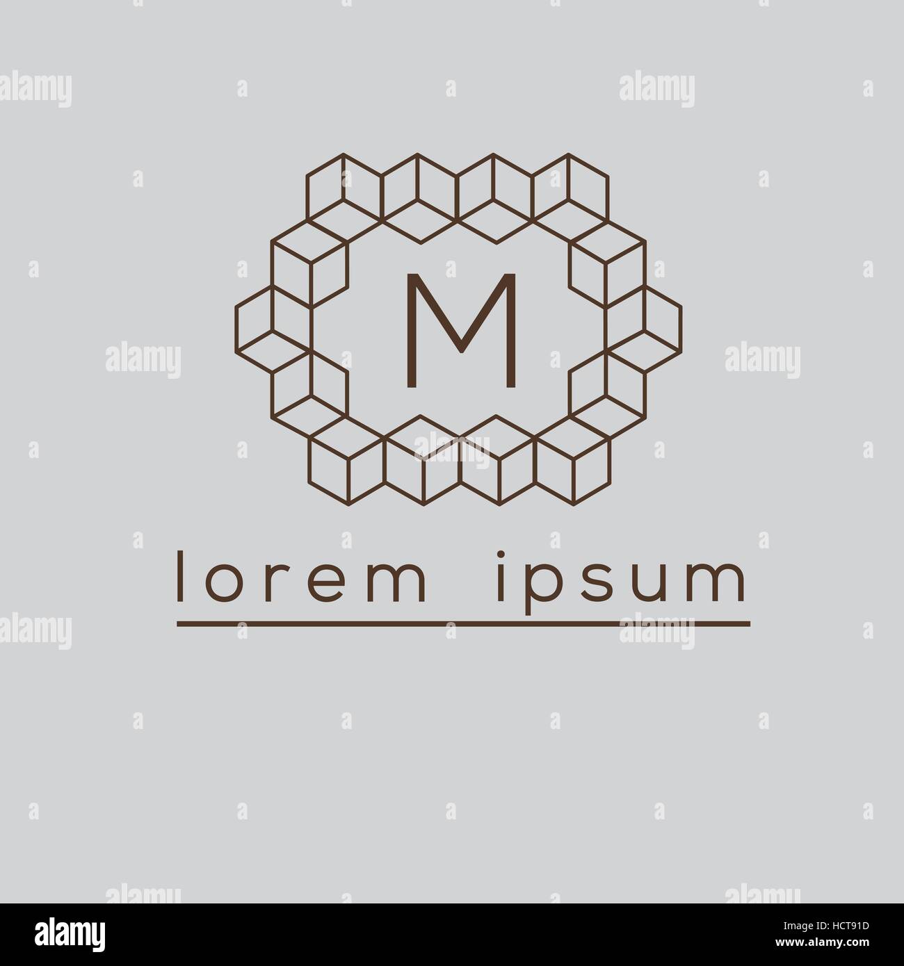 M letter vector logo design template. Luxury monogram for hotel ...