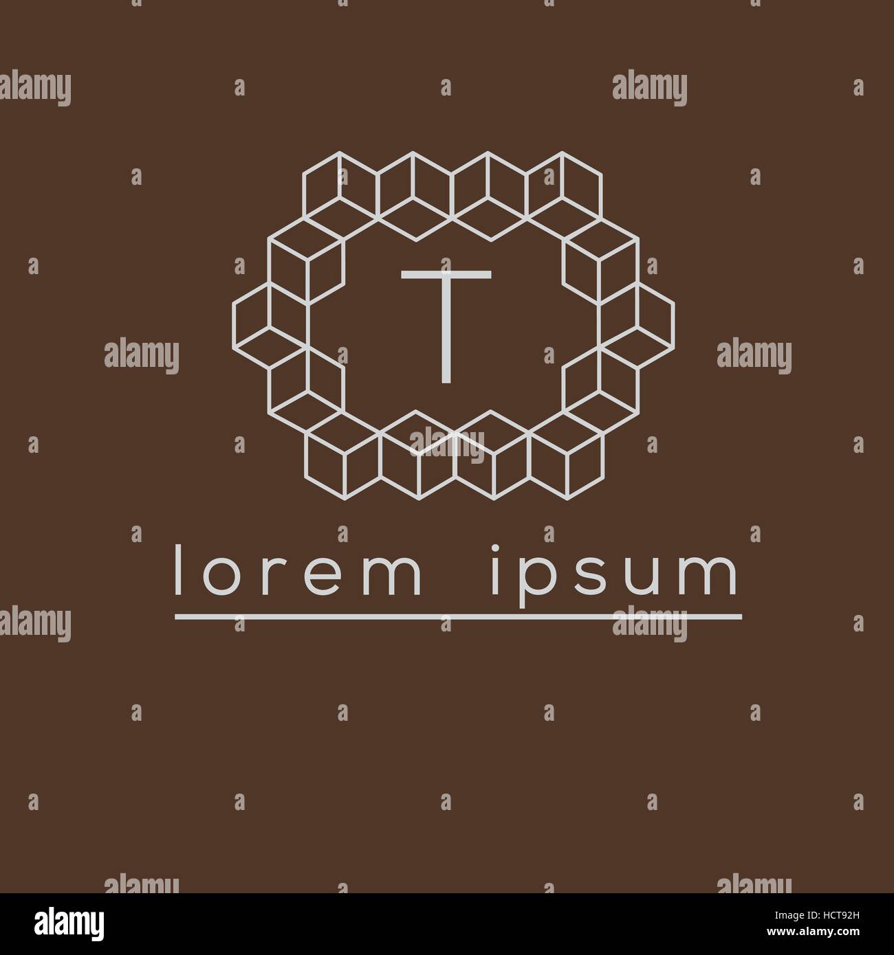 T restaurant logo hi-res stock photography and images - Alamy