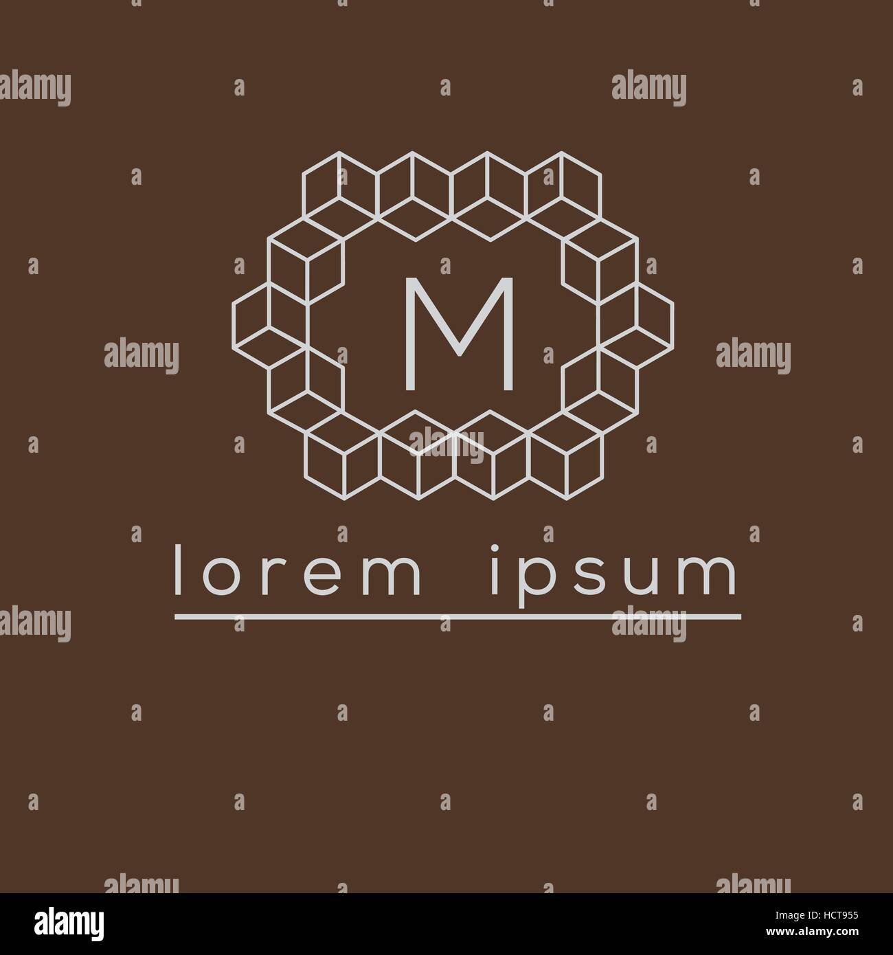 M letter vector logo design template. Luxury monogram for hotel ...