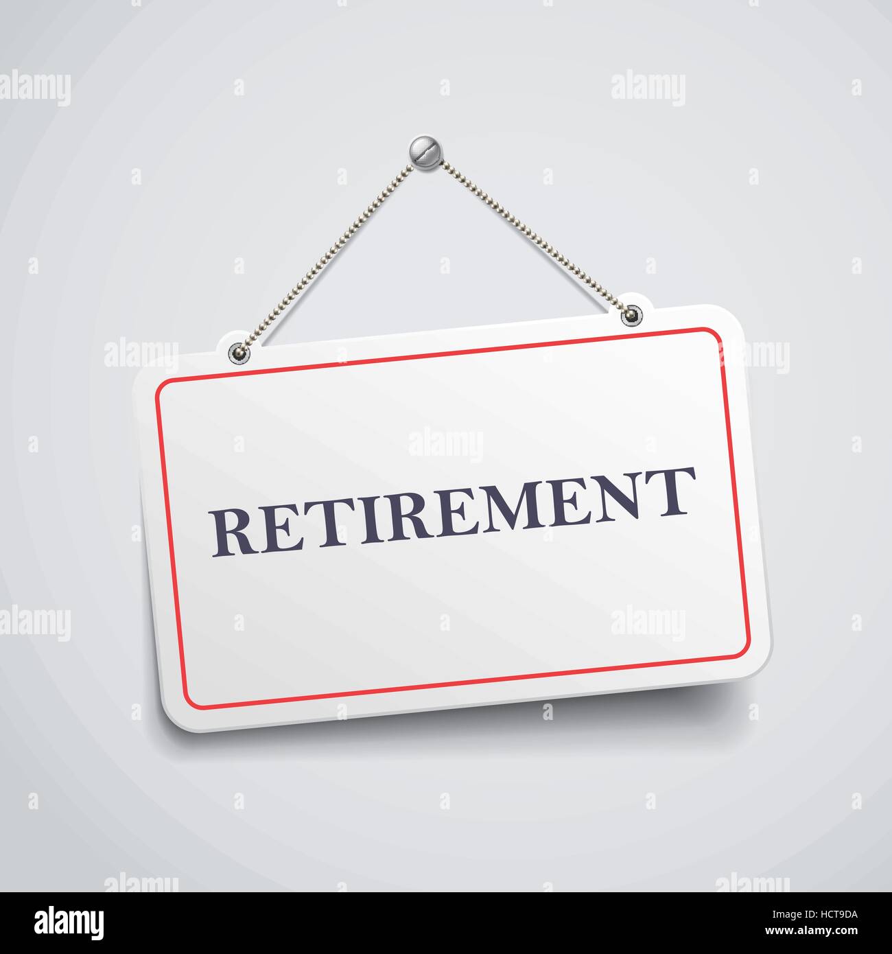 Retirement time illustration Stock Vector Images - Alamy