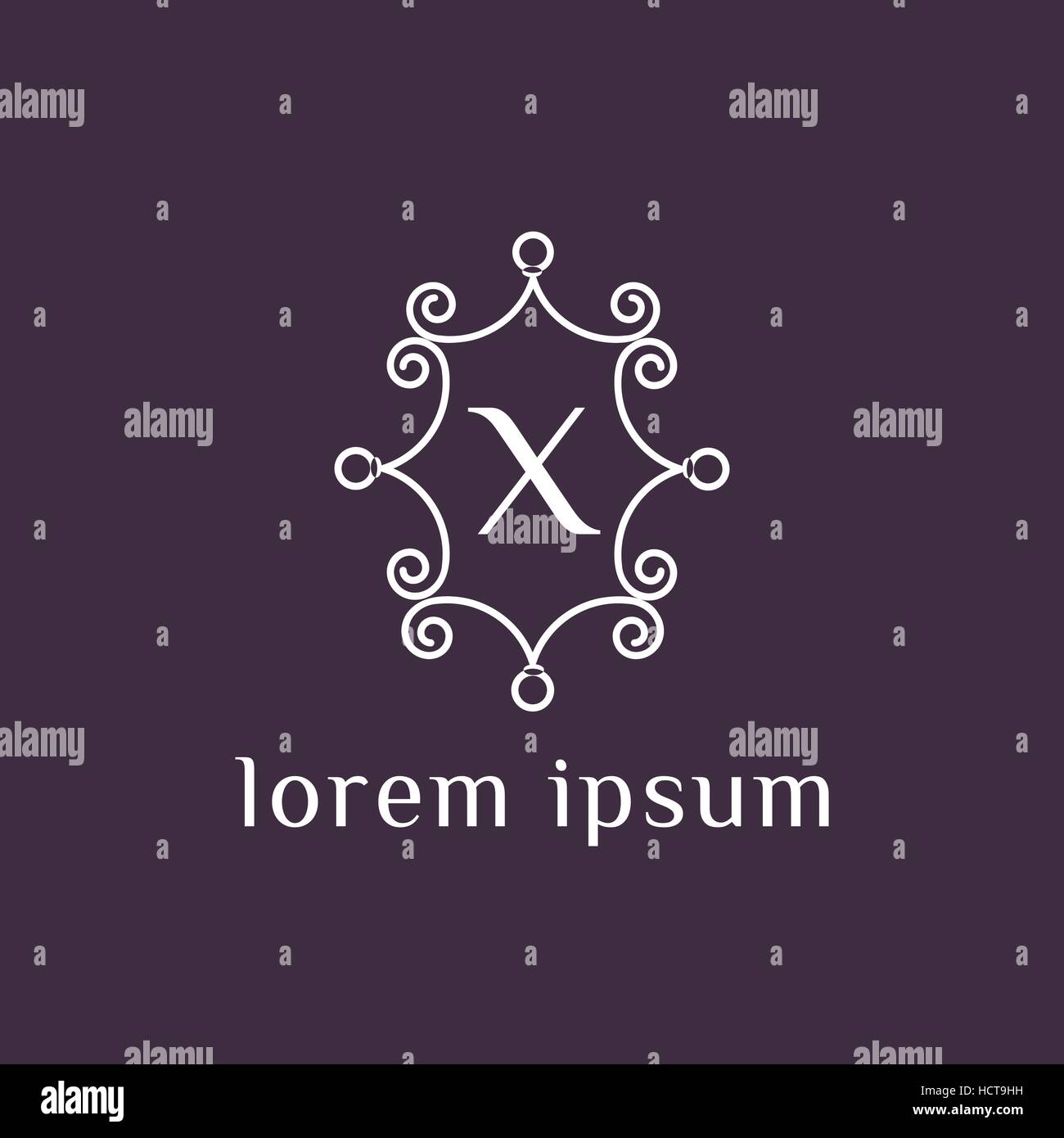 X letter business vector logo design. Initial letter brand identity ...