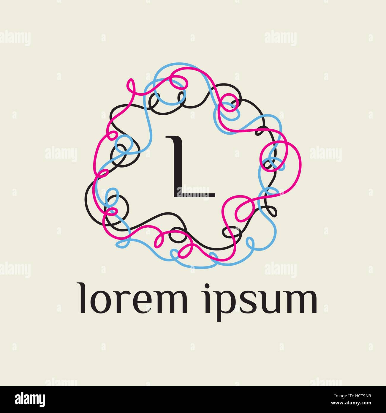 L business vector logo design. Initial letter brand identity (sign ...