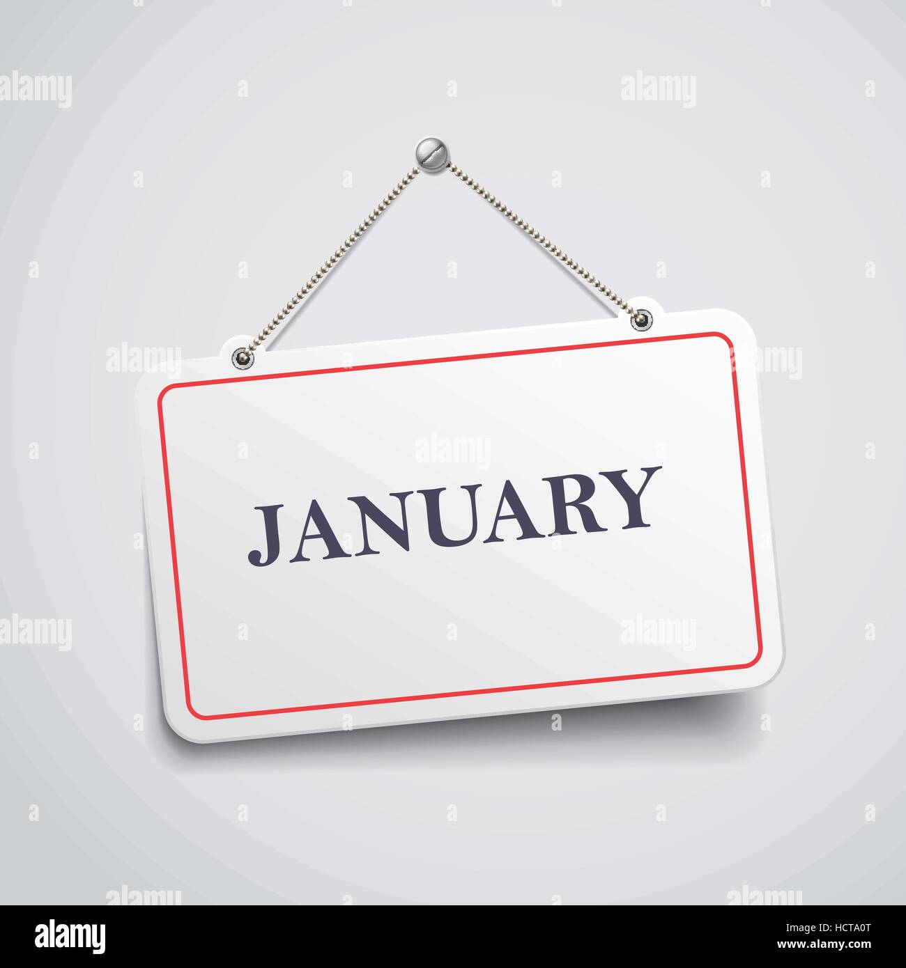 January word Stock Vector Images - Alamy
