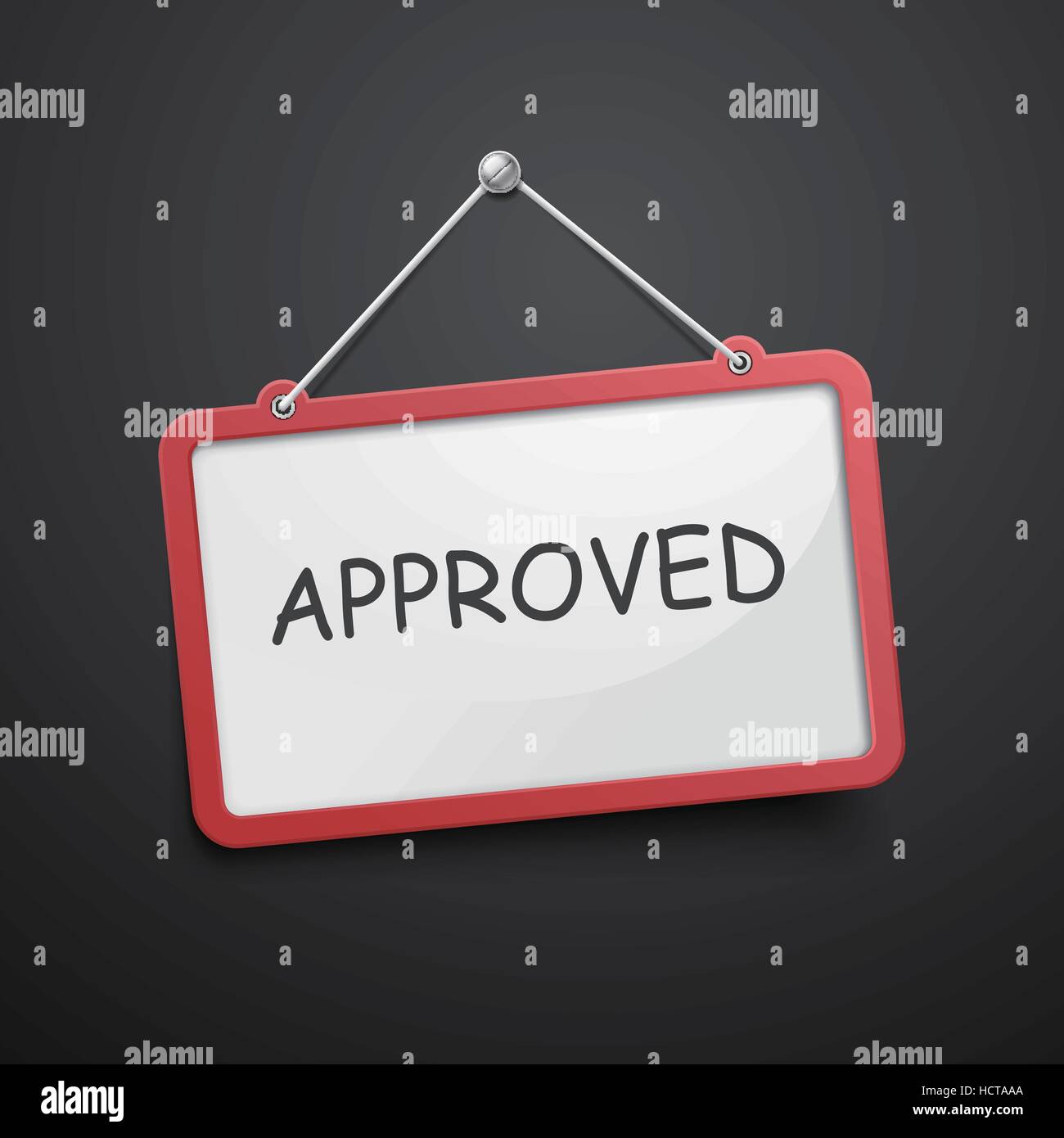 Permission wall Stock Vector Images - Alamy