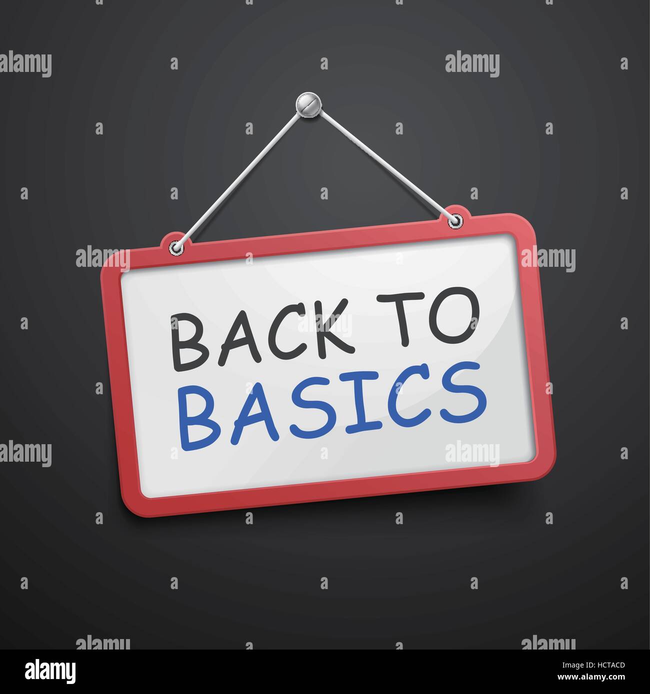 Basics back to basics simple Stock Vector Images - Alamy