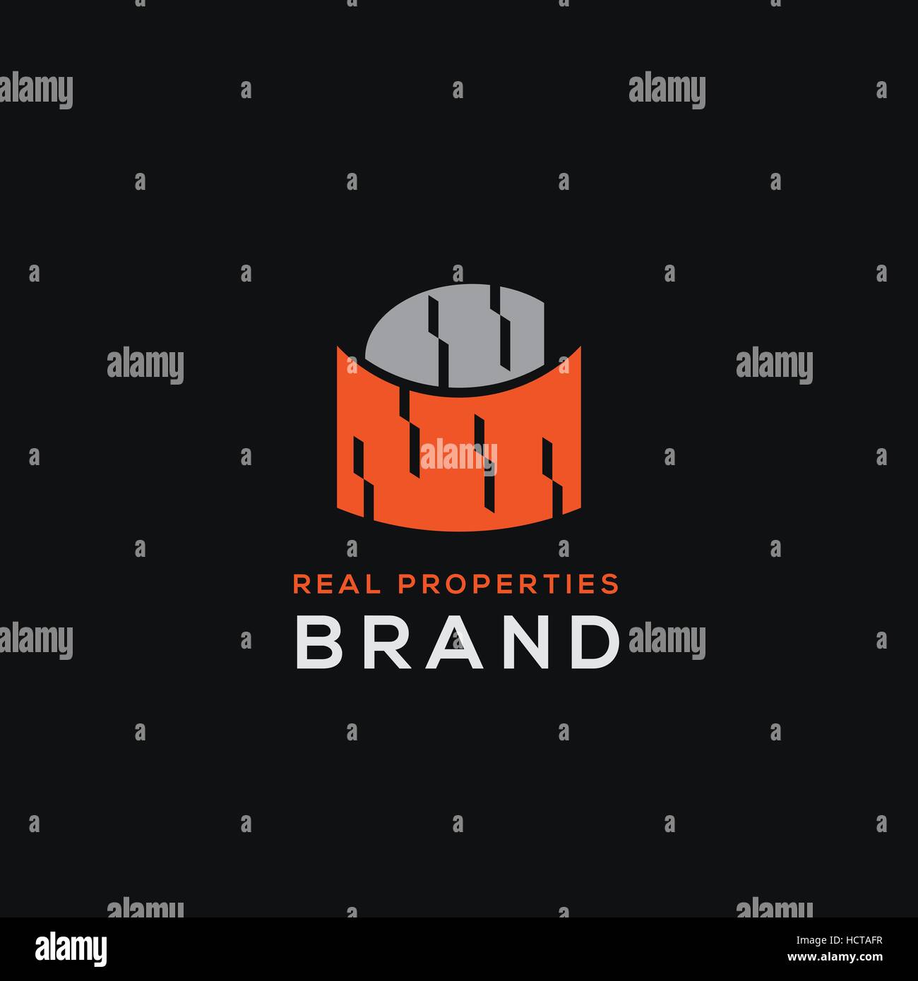 Real estates vector logo. Private properties logo Stock Vector Image ...