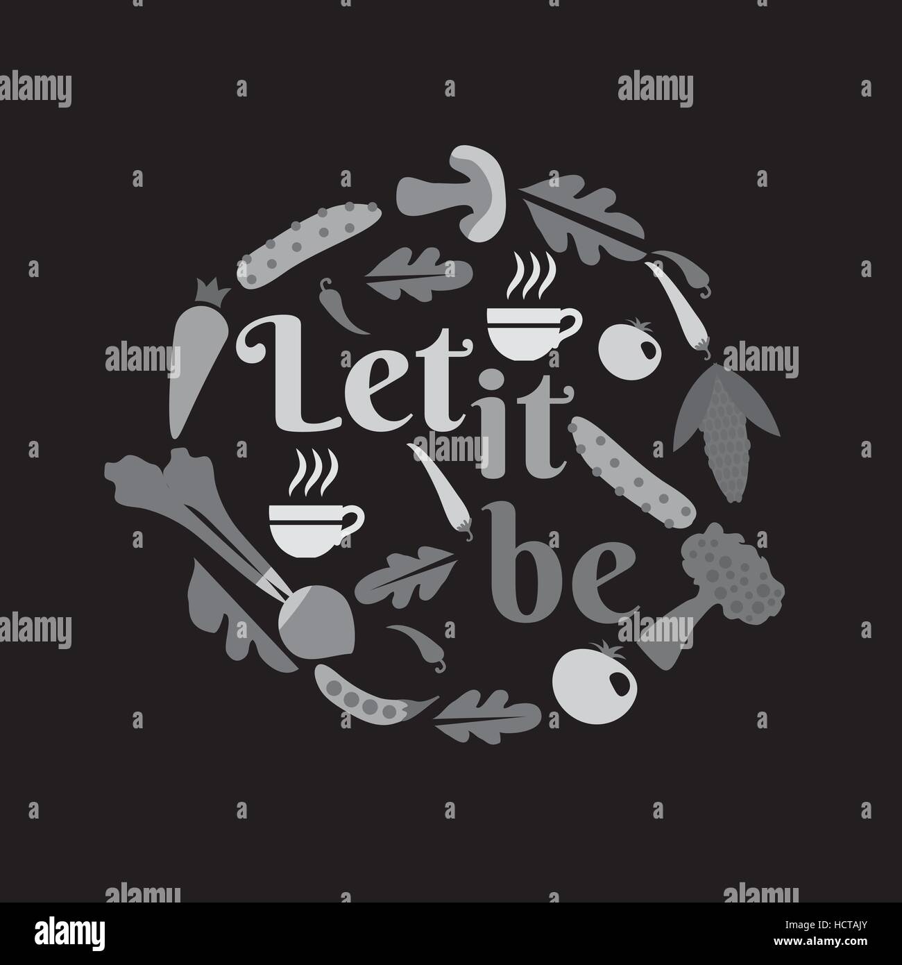 Farm fresh vector logo. Vegetables emblem Stock Vector Image & Art - Alamy