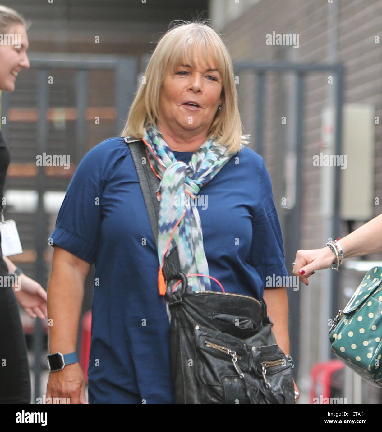 Linda Robson outside ITV Studios Featuring: Linda Robson Where: London ...