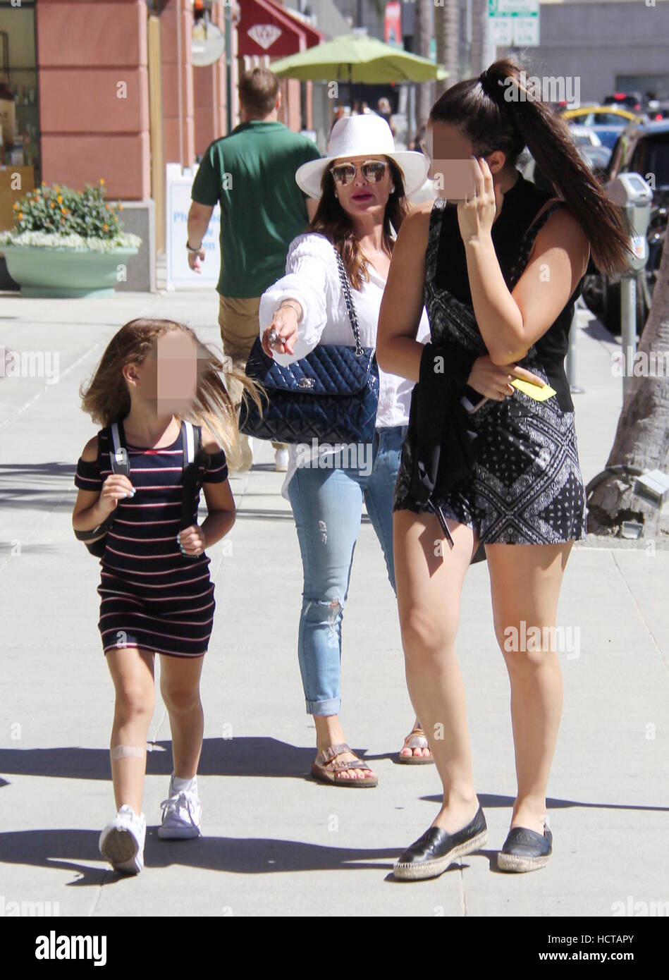 Kyle Richards Goes Shopping With Her Daughters In Beverly Hills