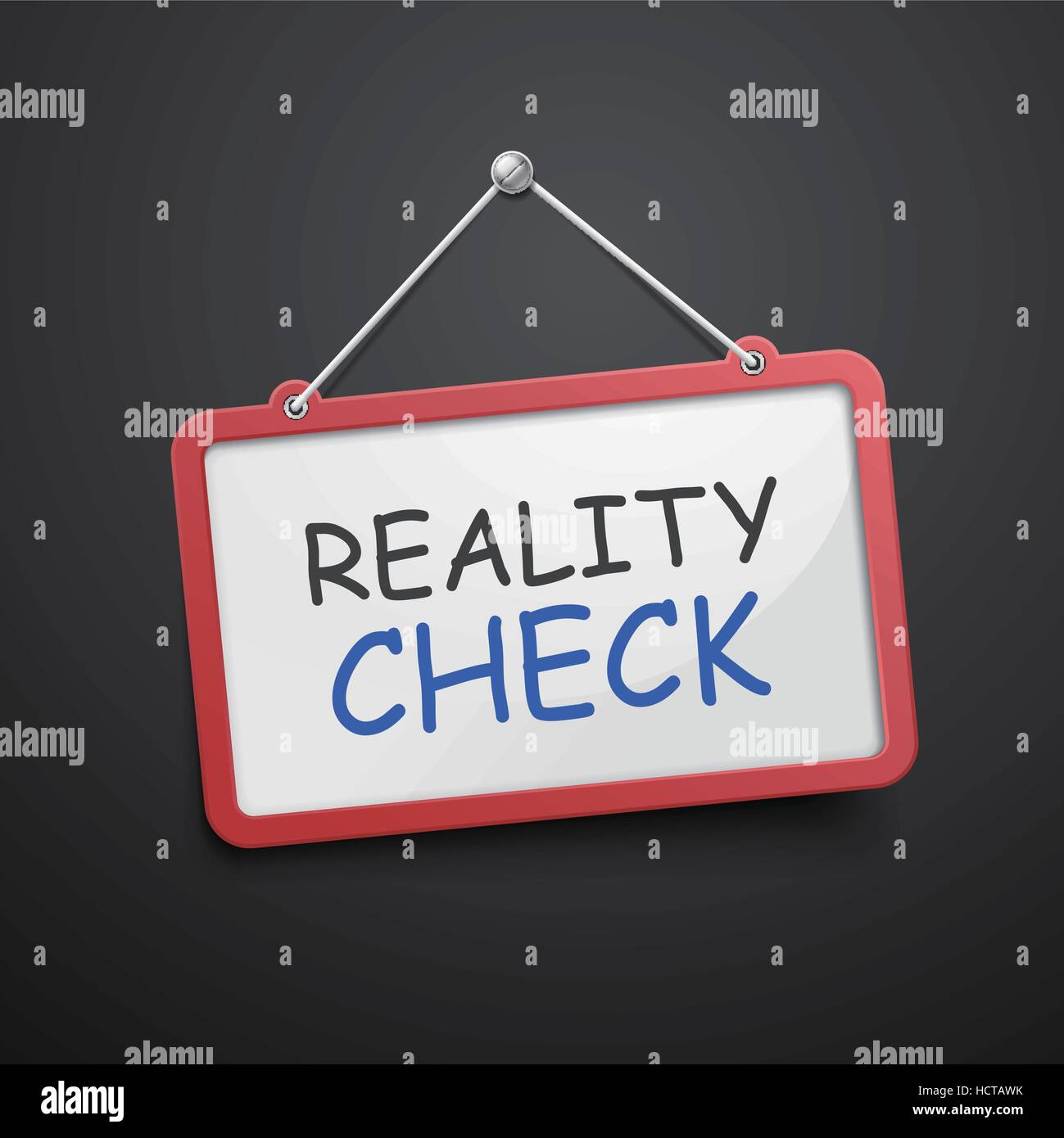 Conceptual Future Warning Stock Vector Images - Alamy