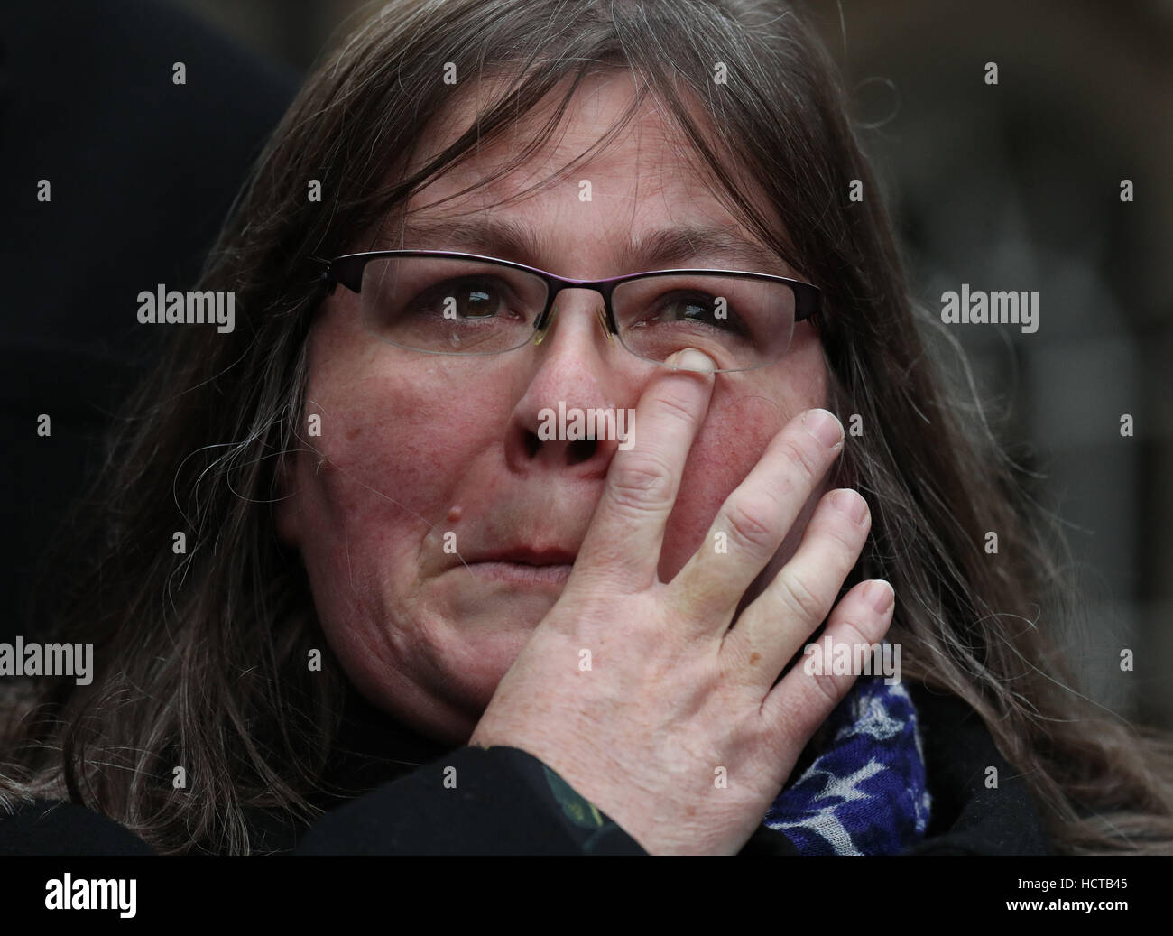 Linda Stewart, the mother of Laura Stewart, outside the Appeal Court in ...