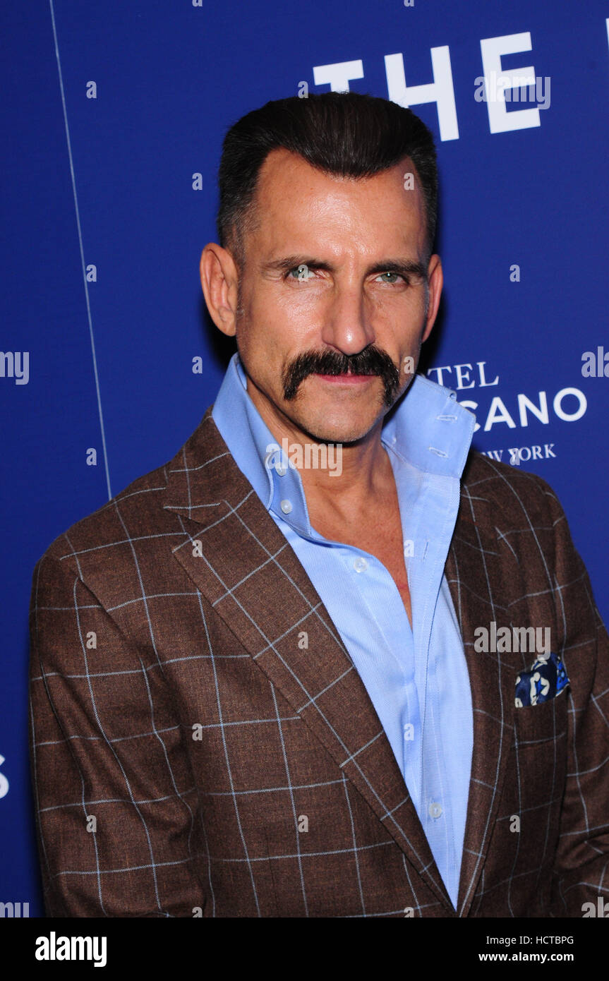 Wass M. Stevens attending a New York screening of 'The Hollars' at ...