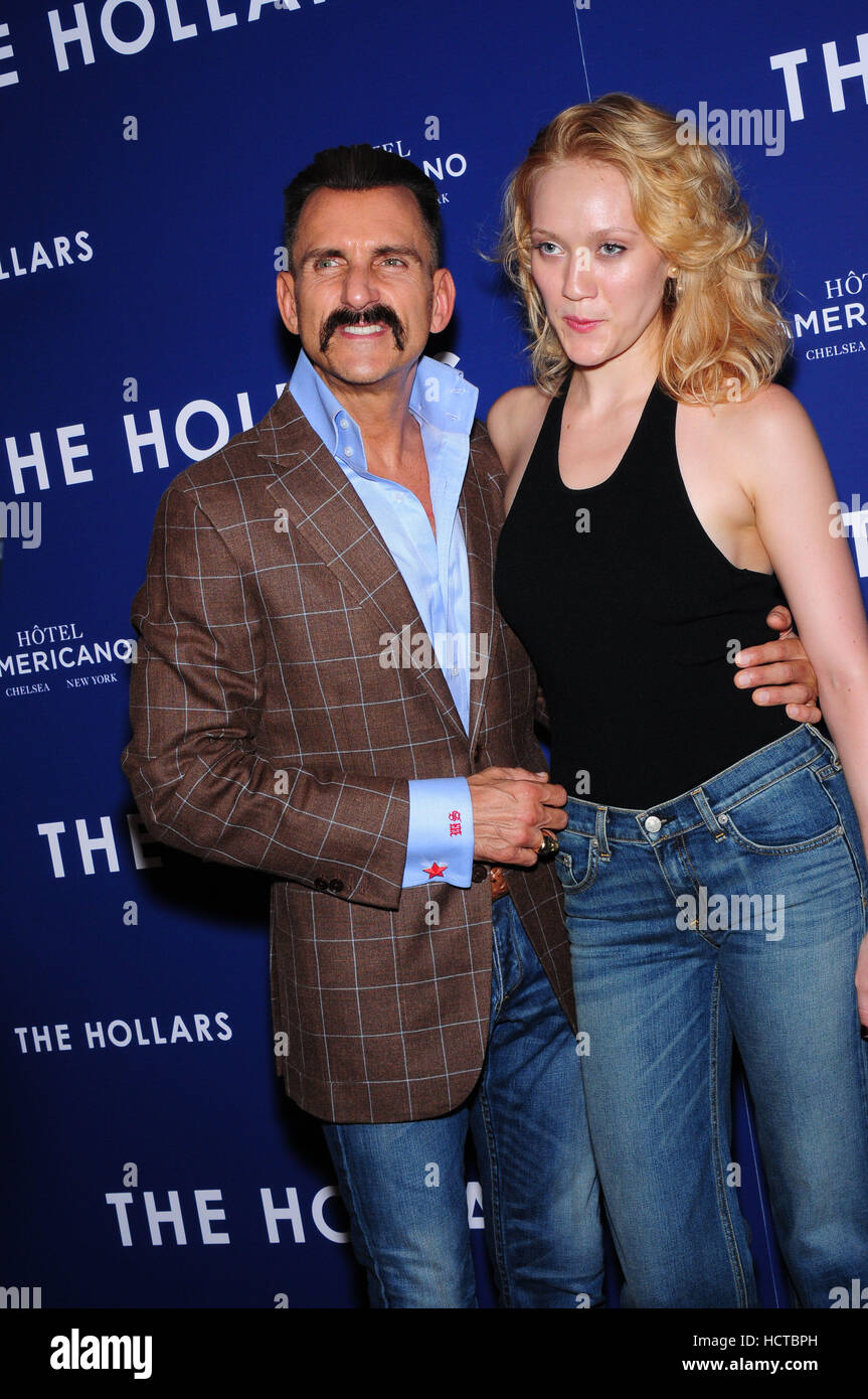 Wass M. Stevens and Danielle Burgess attending a New York screening of ...