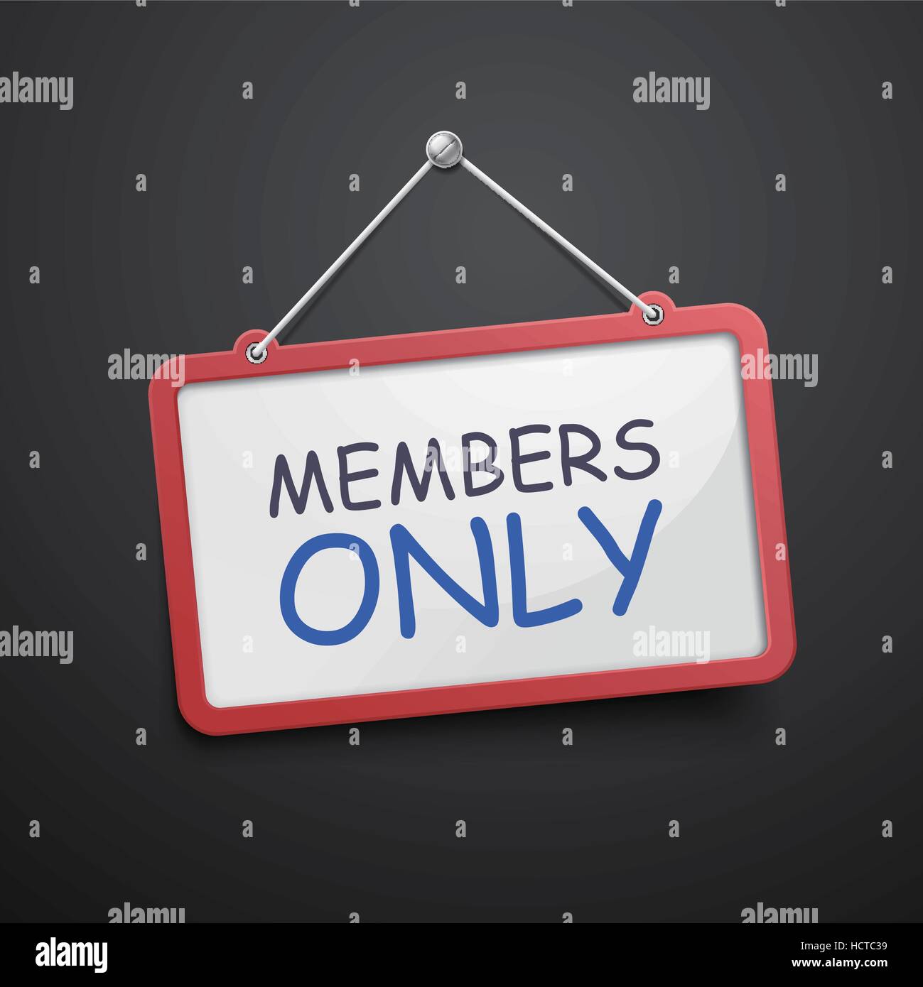 Membership only club Stock Vector Images - Alamy