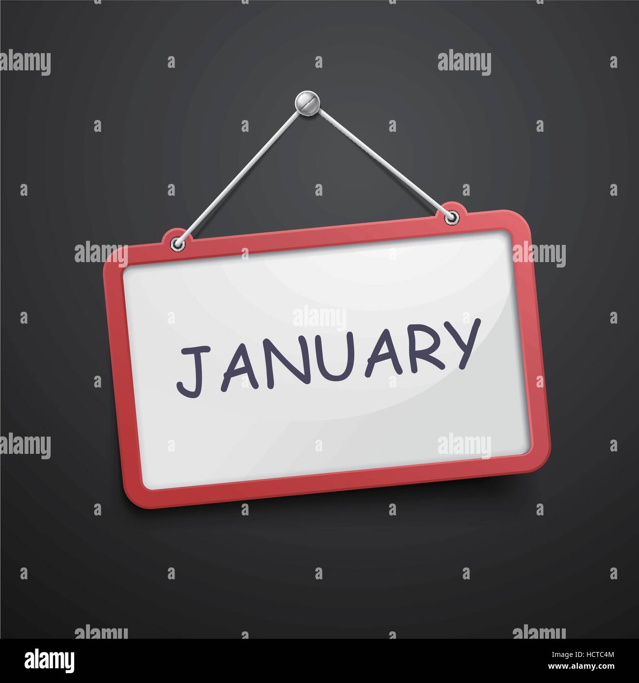 January word Stock Vector Images - Alamy