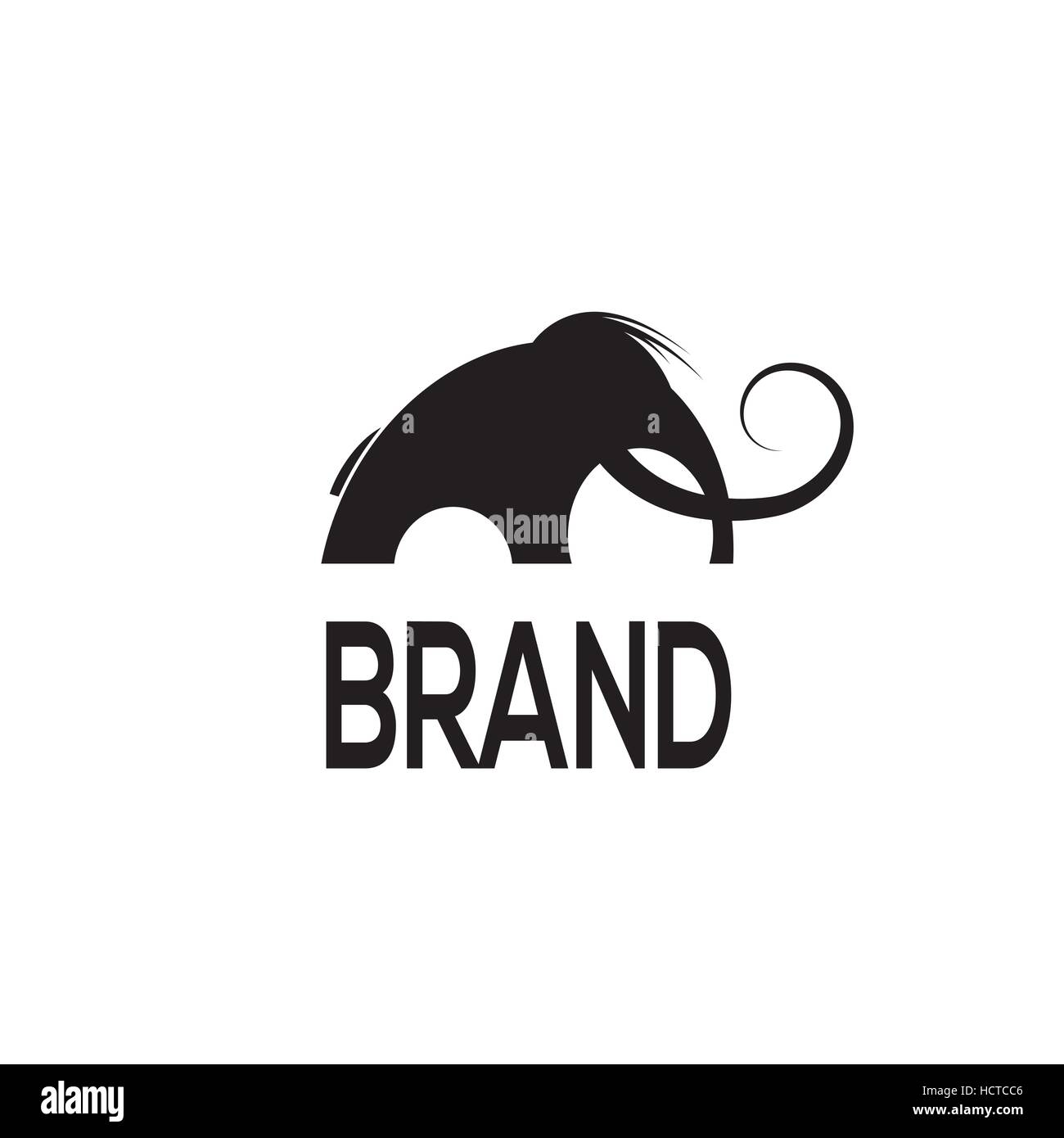 Mammoth head Stock Vector Images - Alamy