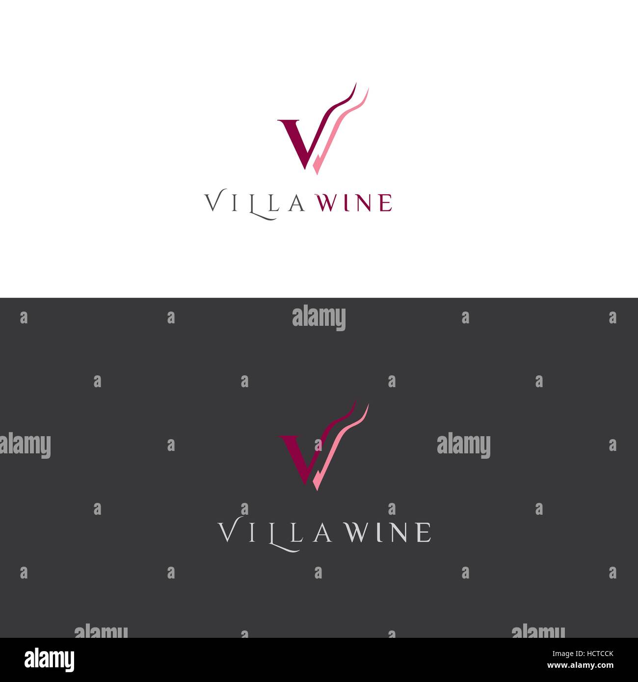 Winery logo vintage isolated Stock Vector Images - Alamy