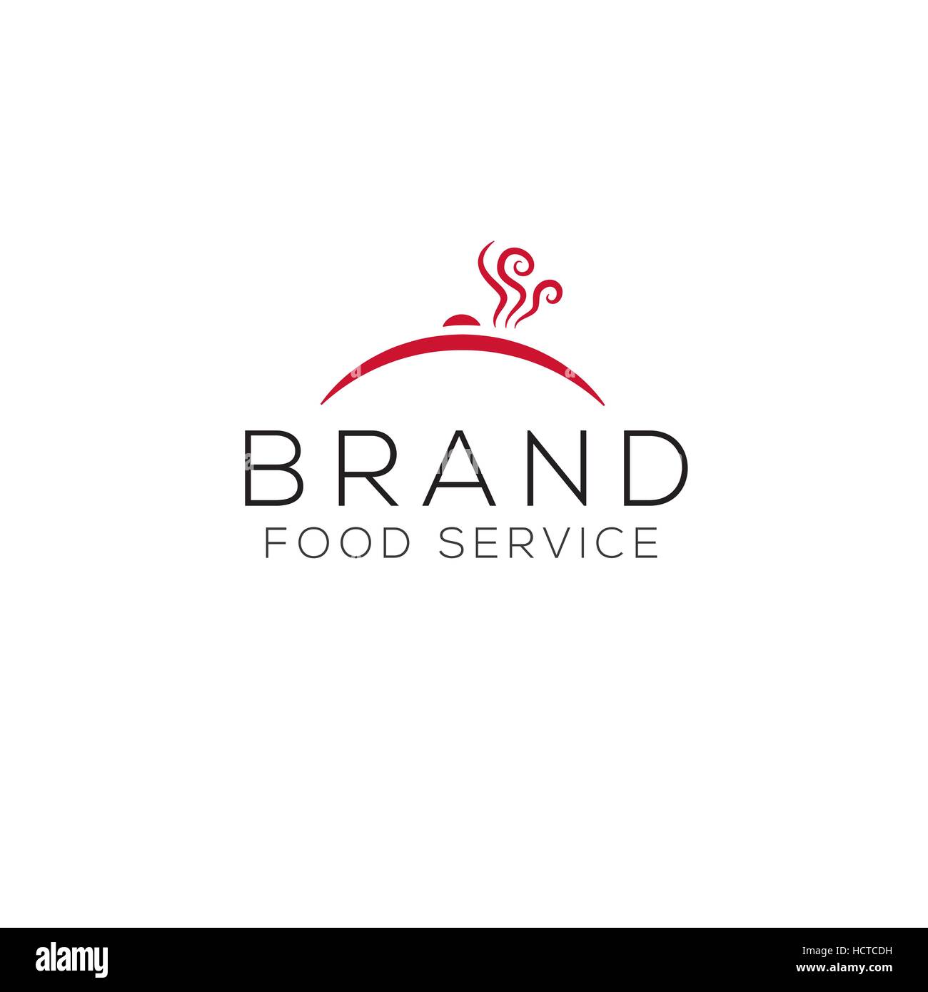 Food service vector logo Stock Vector Image & Art - Alamy