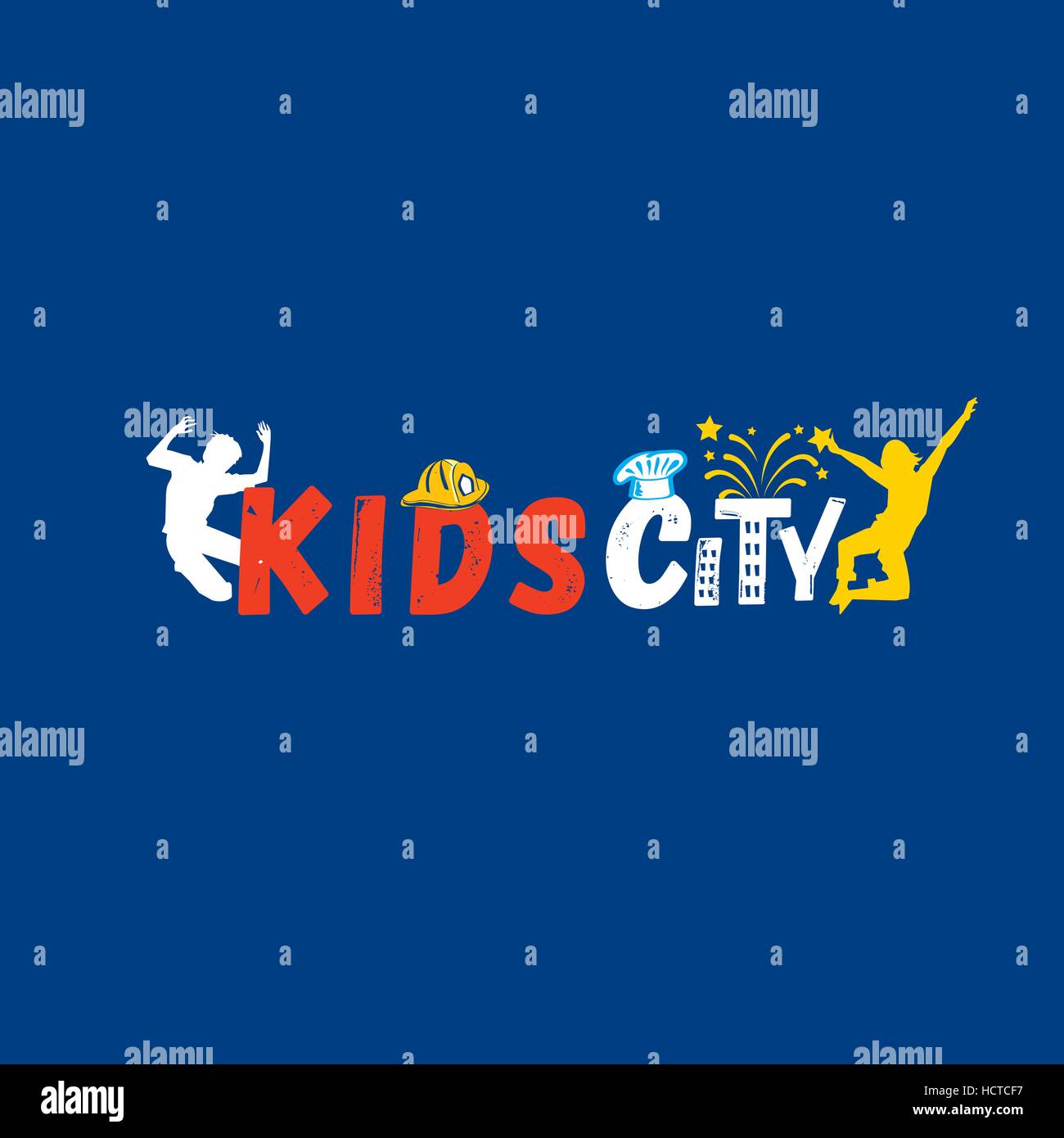 Kids vector logo Stock Vector Image & Art - Alamy