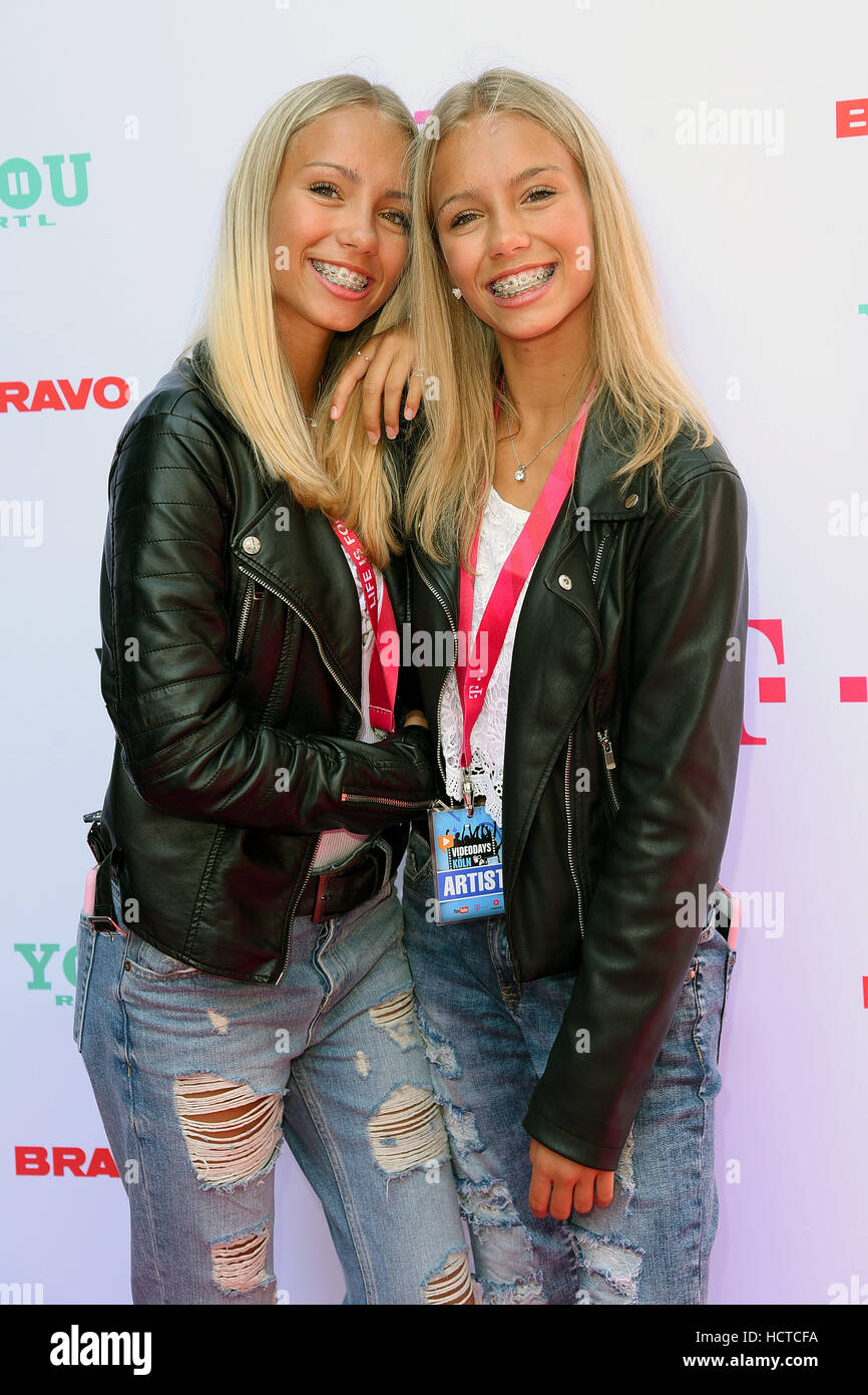 YouTube VideoDays at Lanxess Arena. - Red Carpet Featuring: Lisa und ...