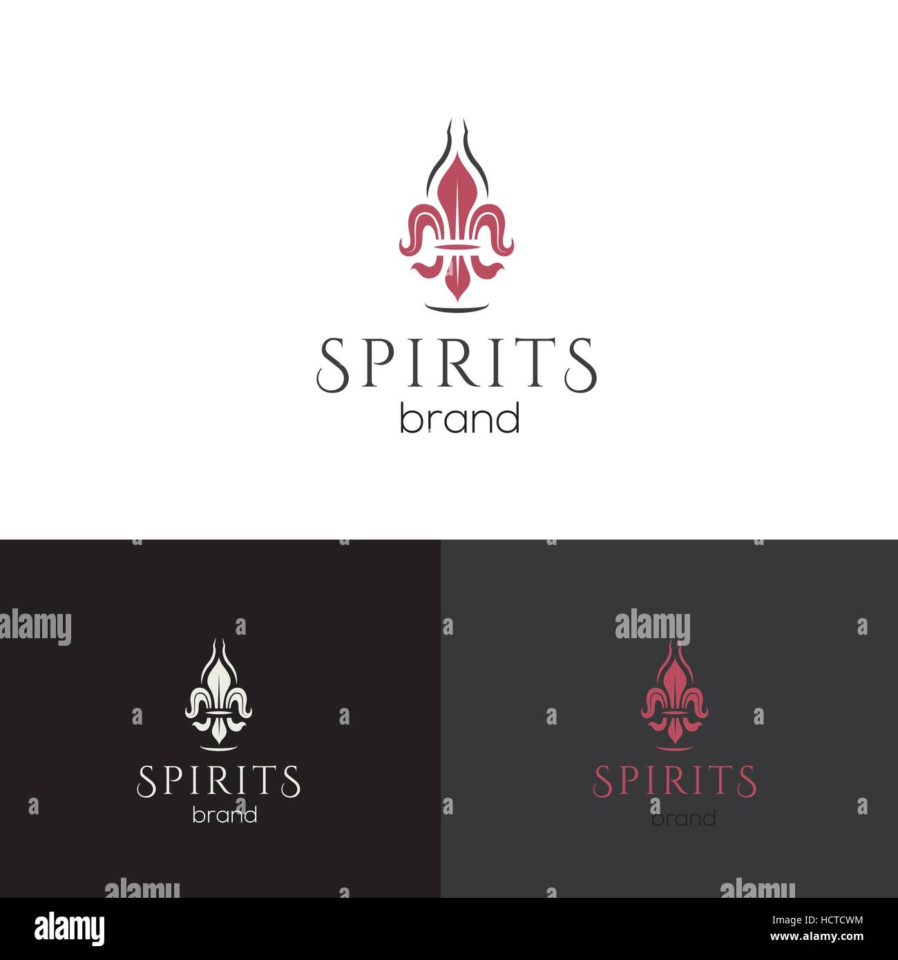 Spirits vector logo Stock Vector Image & Art - Alamy