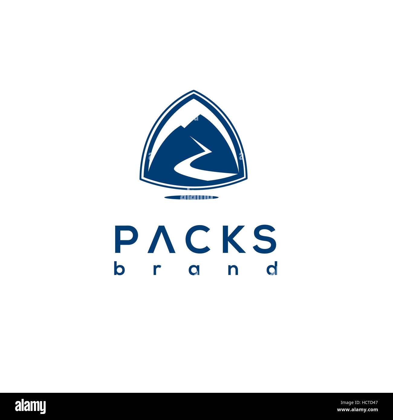 T mountain logo Stock Vector Images - Alamy