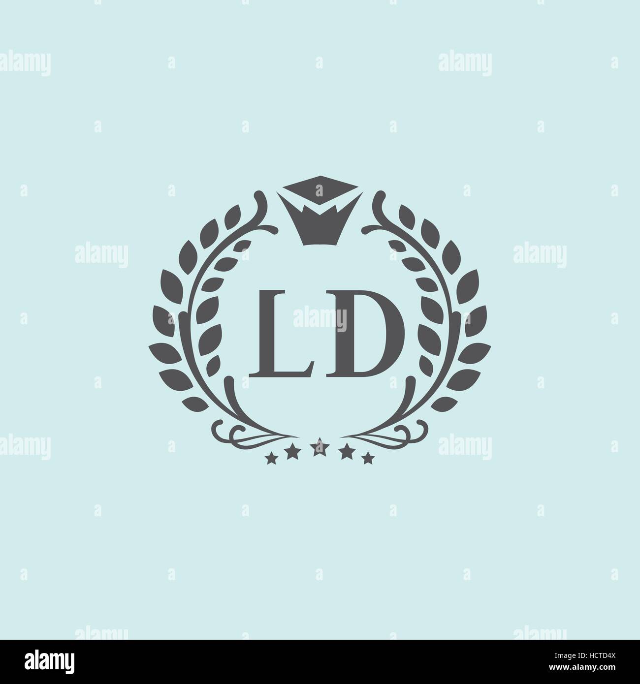 L, D letters vector business logo (sign, symbol, monogram, icon ...
