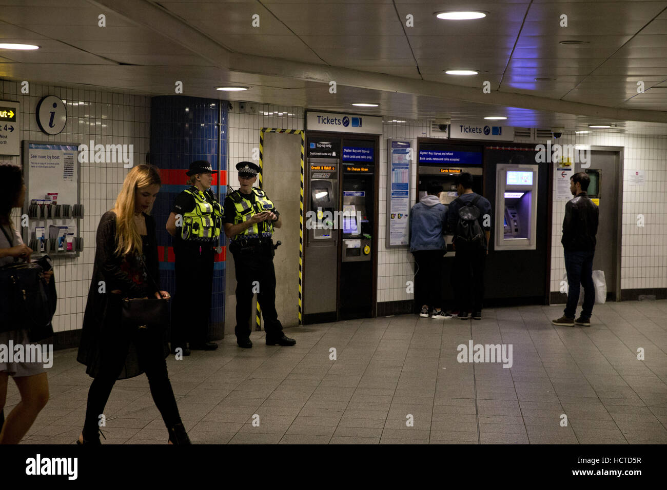 London Underground night trains start Featuring: Atmosphere Where ...