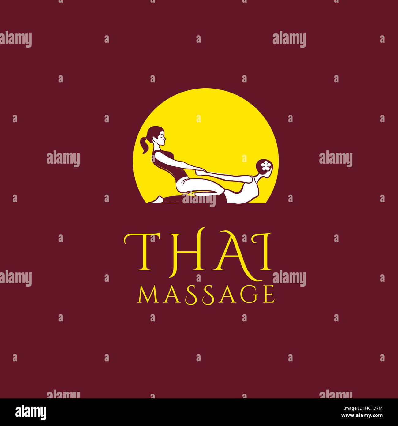 Chiropractic, massage, back pain and osteopathy icon, logo, sign, label ...