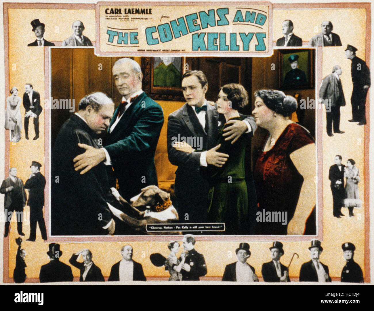 THE COHENS AND THE KELLYS, from left, George Sidney, Charles Murray ...